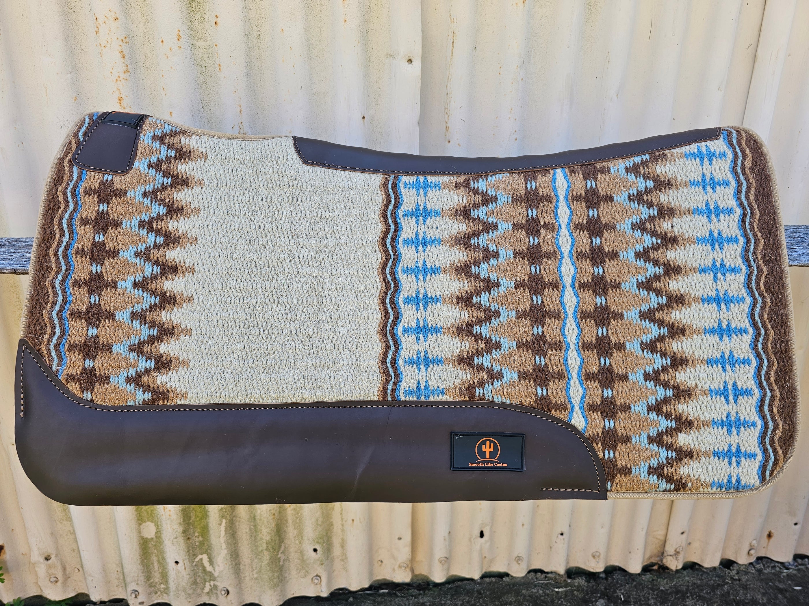 "JACKSON" Contoured Pad - Honey - Smooth Like Cactus — Toprail Equine