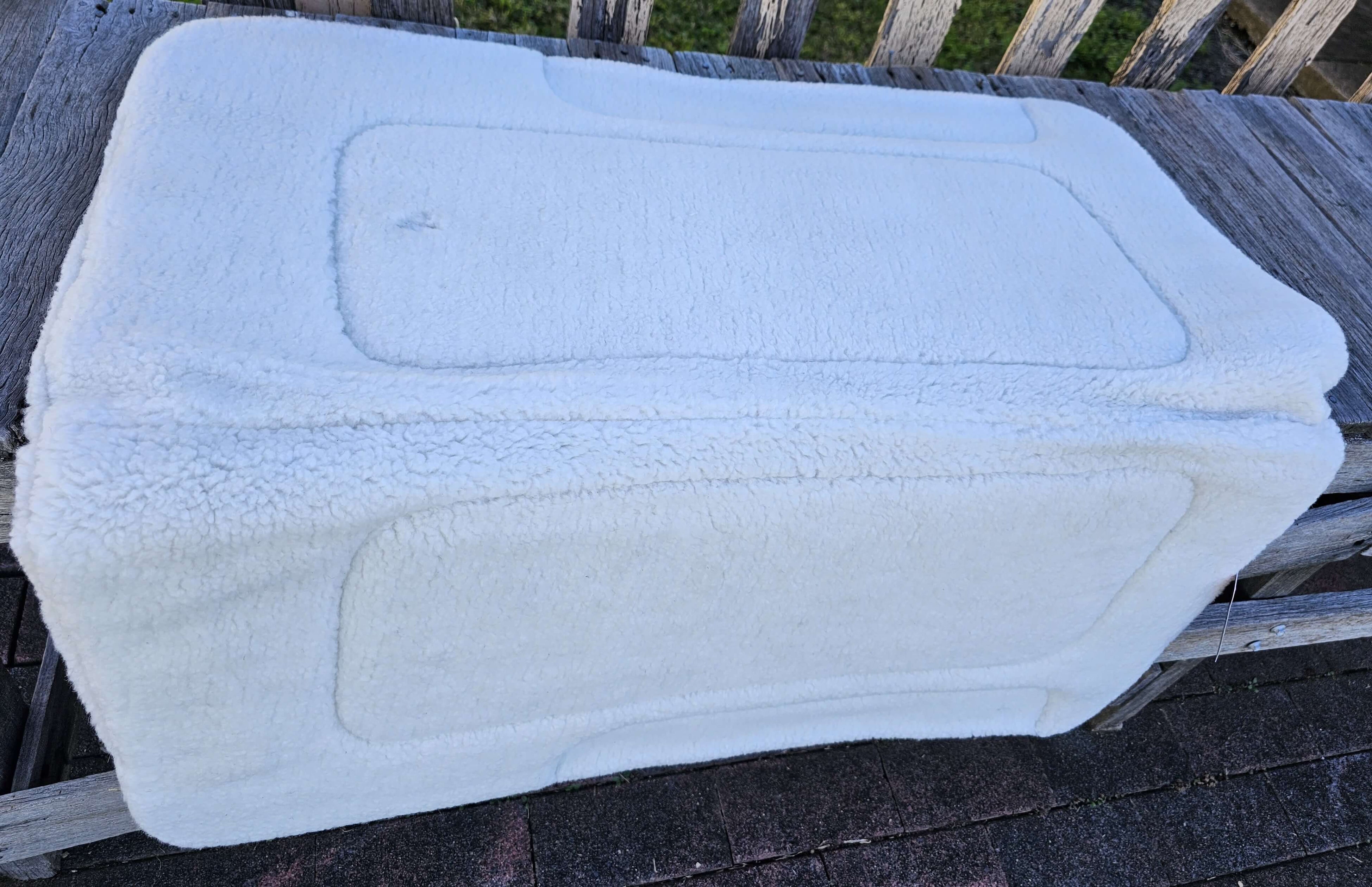 Contoured Pad with Canvas/ Brown — Toprail Equine