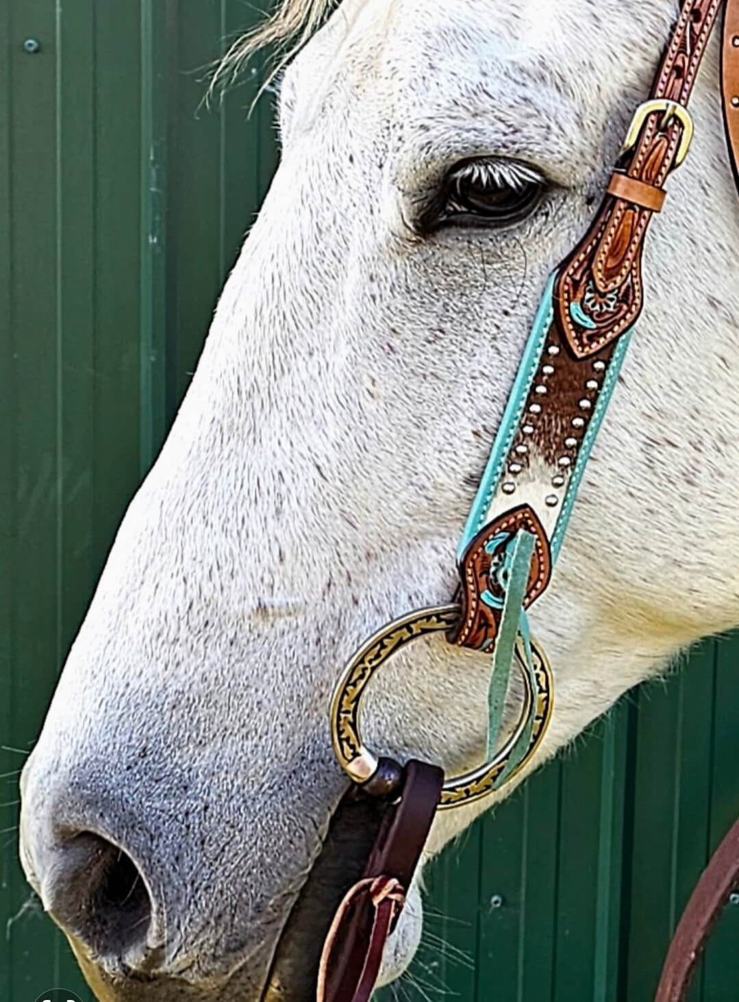 Antique Western Show Sweet Iron Snaffle — Toprail Equine