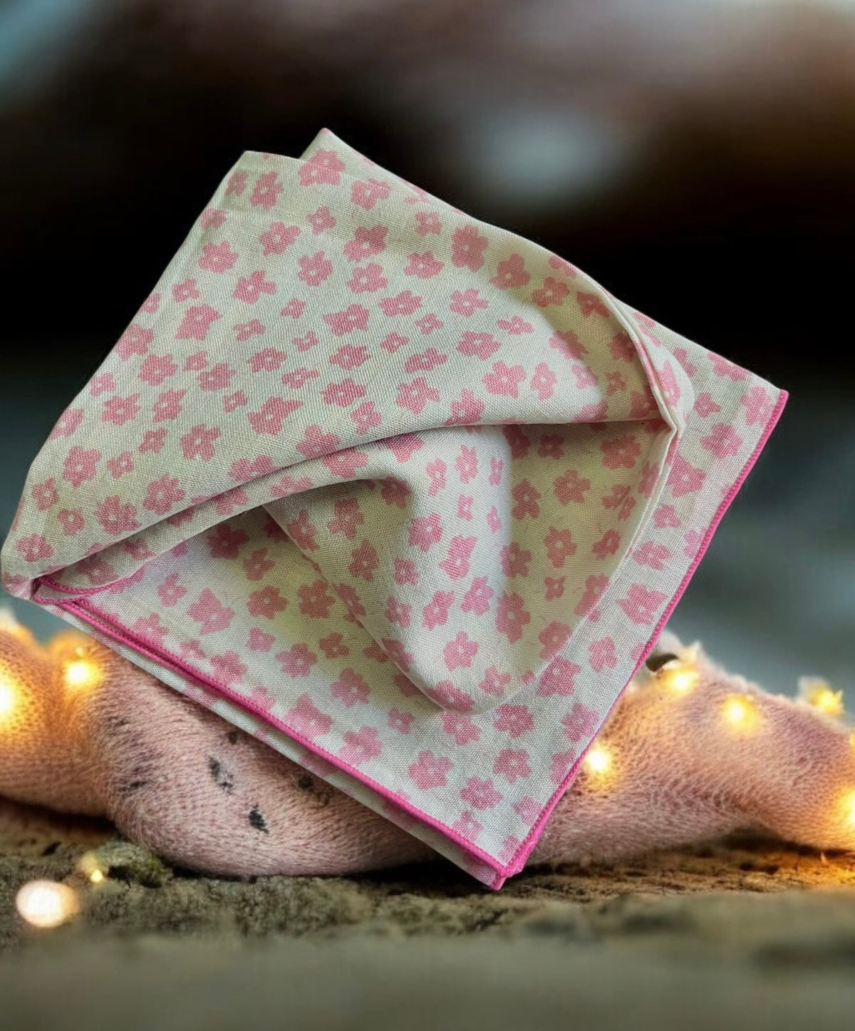 “PINK BLOOM" Neck Scarf - 1773 — Toprail Equine