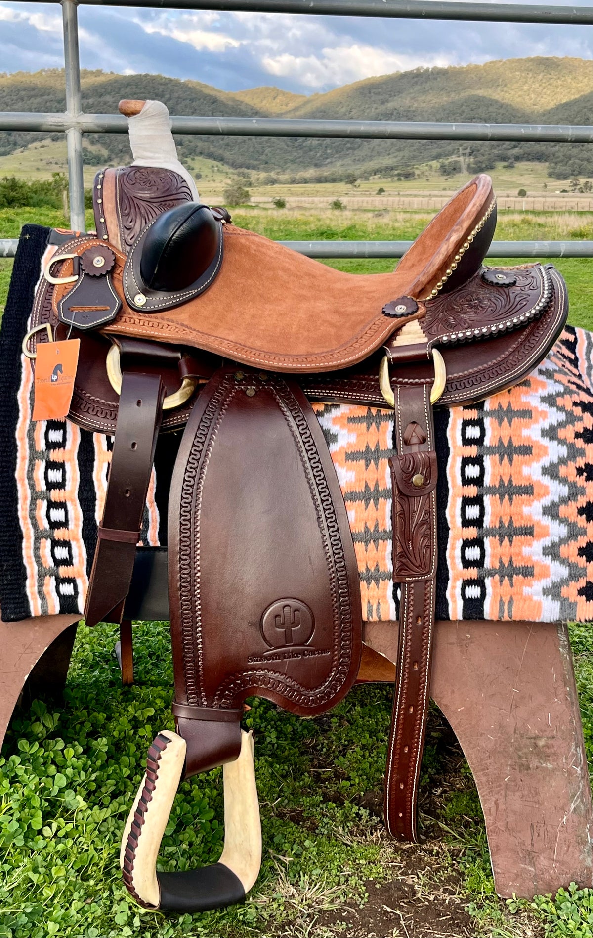 SMOOTH LIKE CACTUS - Wade Roper Saddle — Toprail Equine