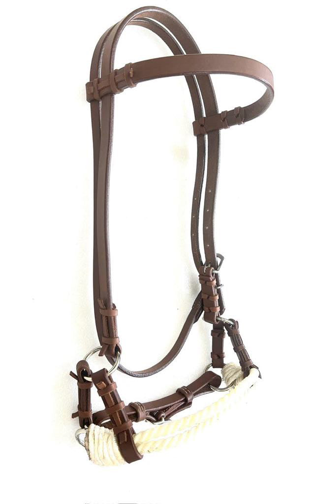 DOUBLE ROPE SIDEPULL - Toprail Equine