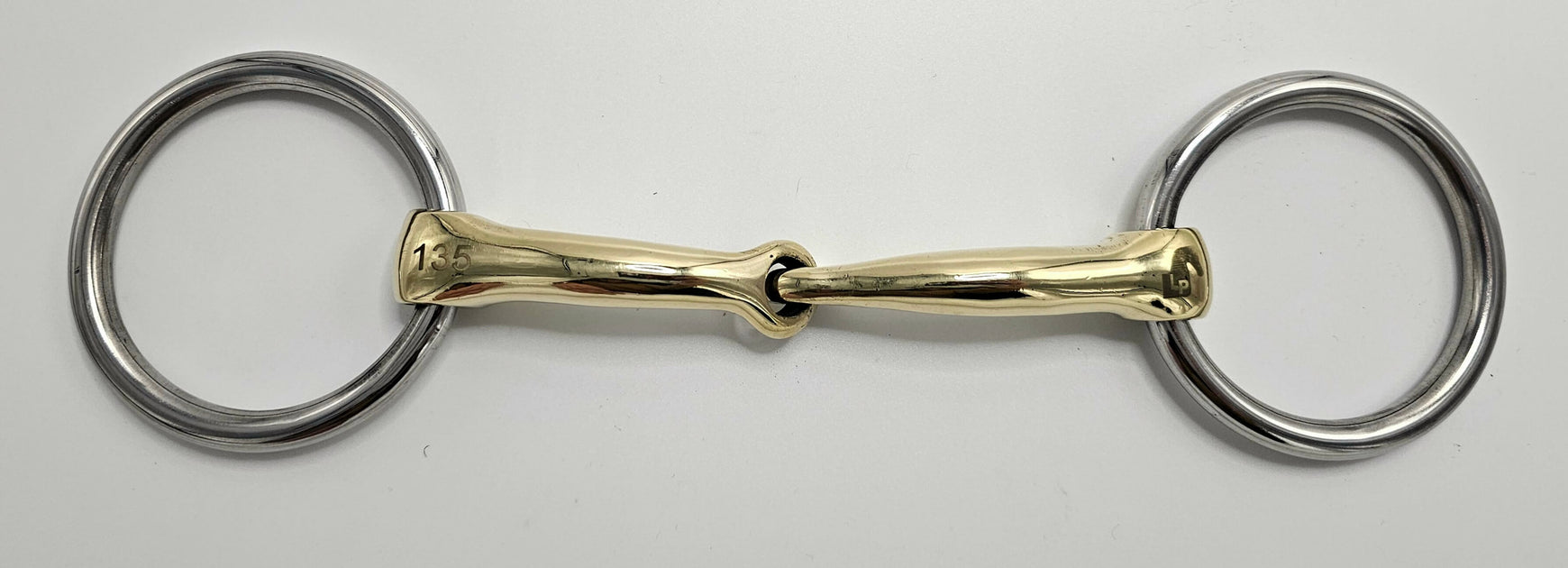 Weighted Loose Ring German Silver Snaffle — Toprail Equine