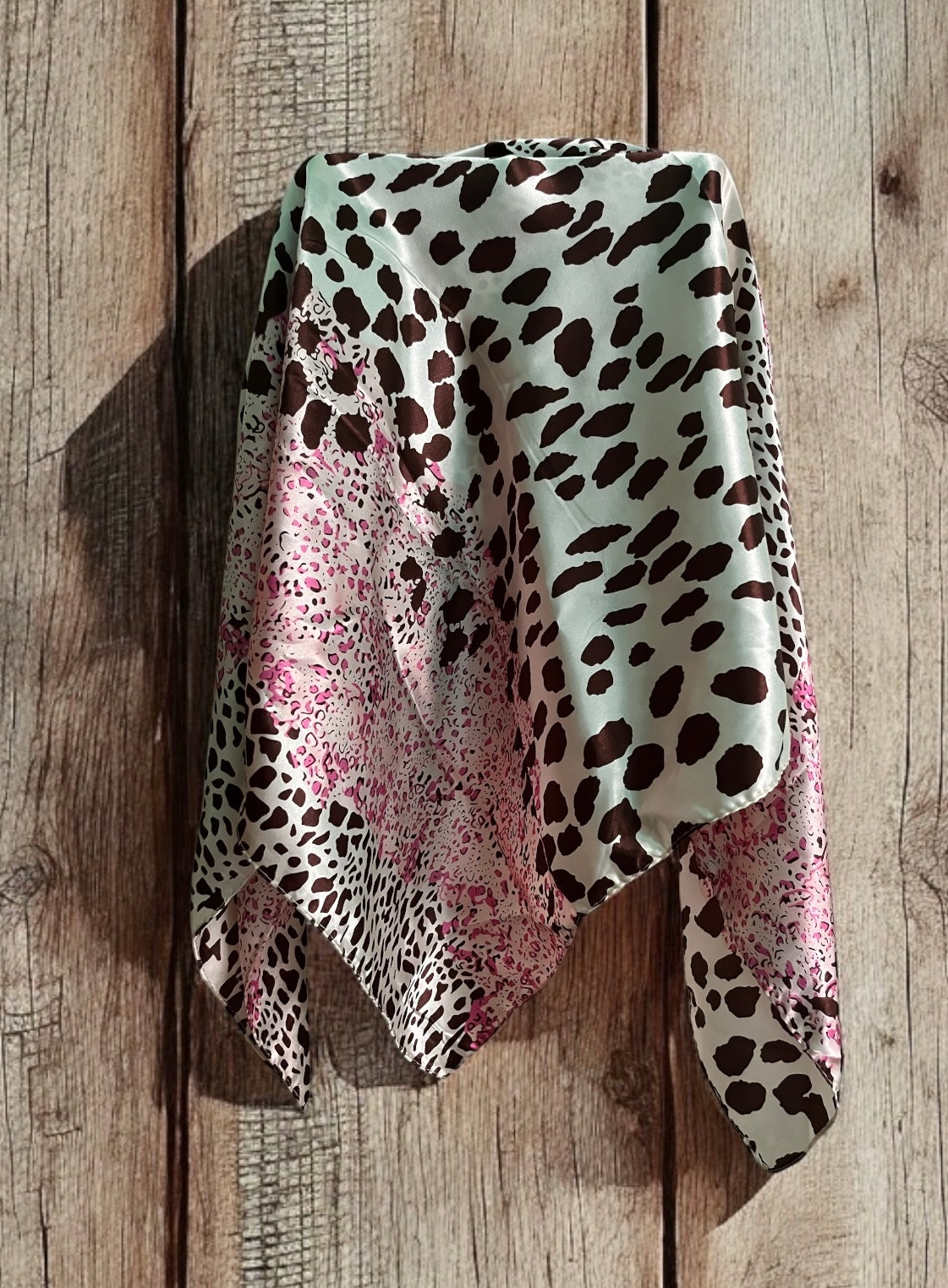 "PINK LEOPARD" Wild Rag - 1773 — Toprail Equine