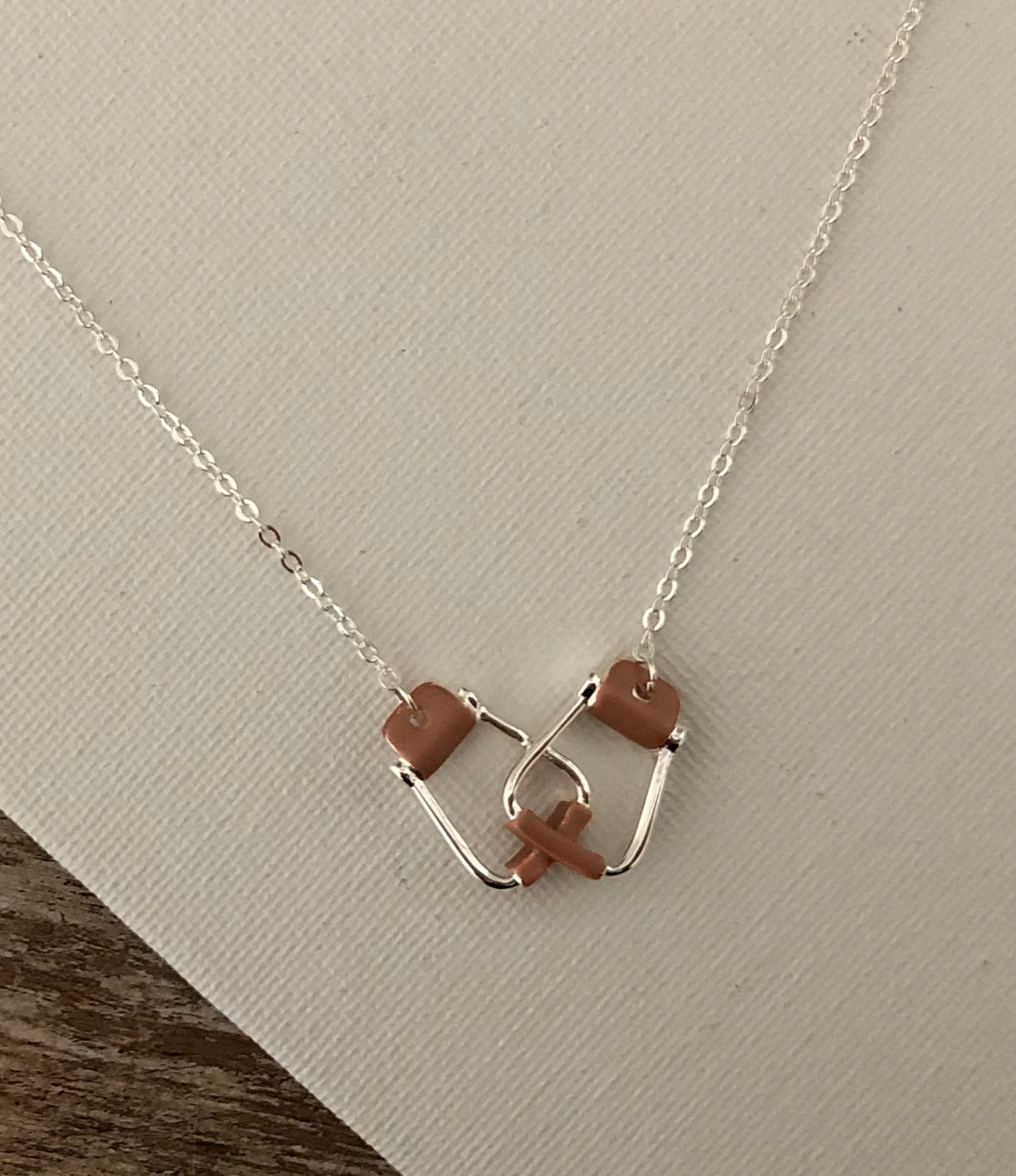 Linked Oxbow Necklace - Carol Young Silver — Toprail Equine