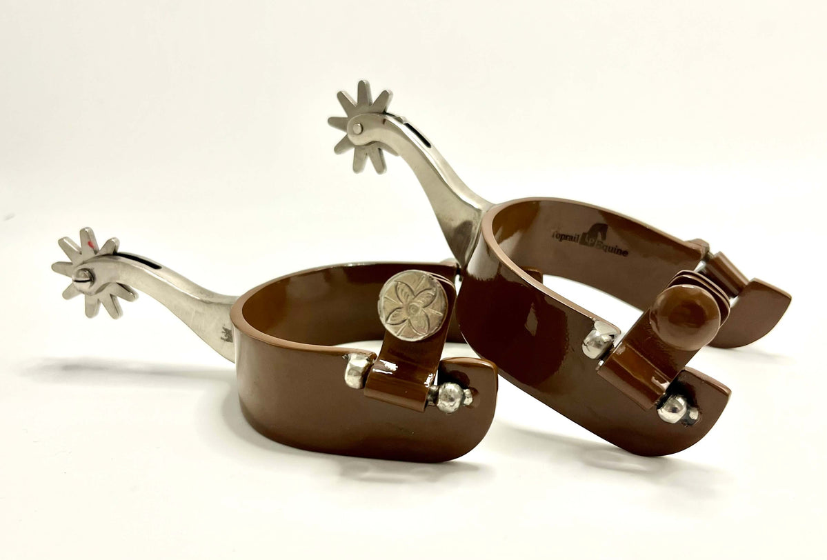 Two Tone "DAISY' Spur — Toprail Equine