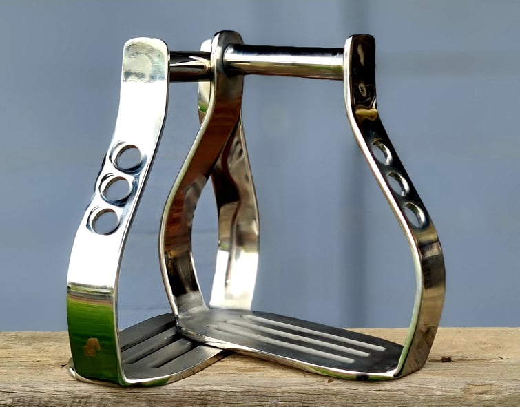 Oxbow- Offset Stainless Steel with Holes — Toprail Equine