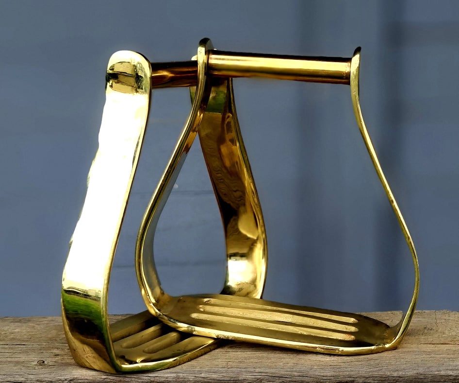 Oxbow- Offset Brass - Solid — Toprail Equine