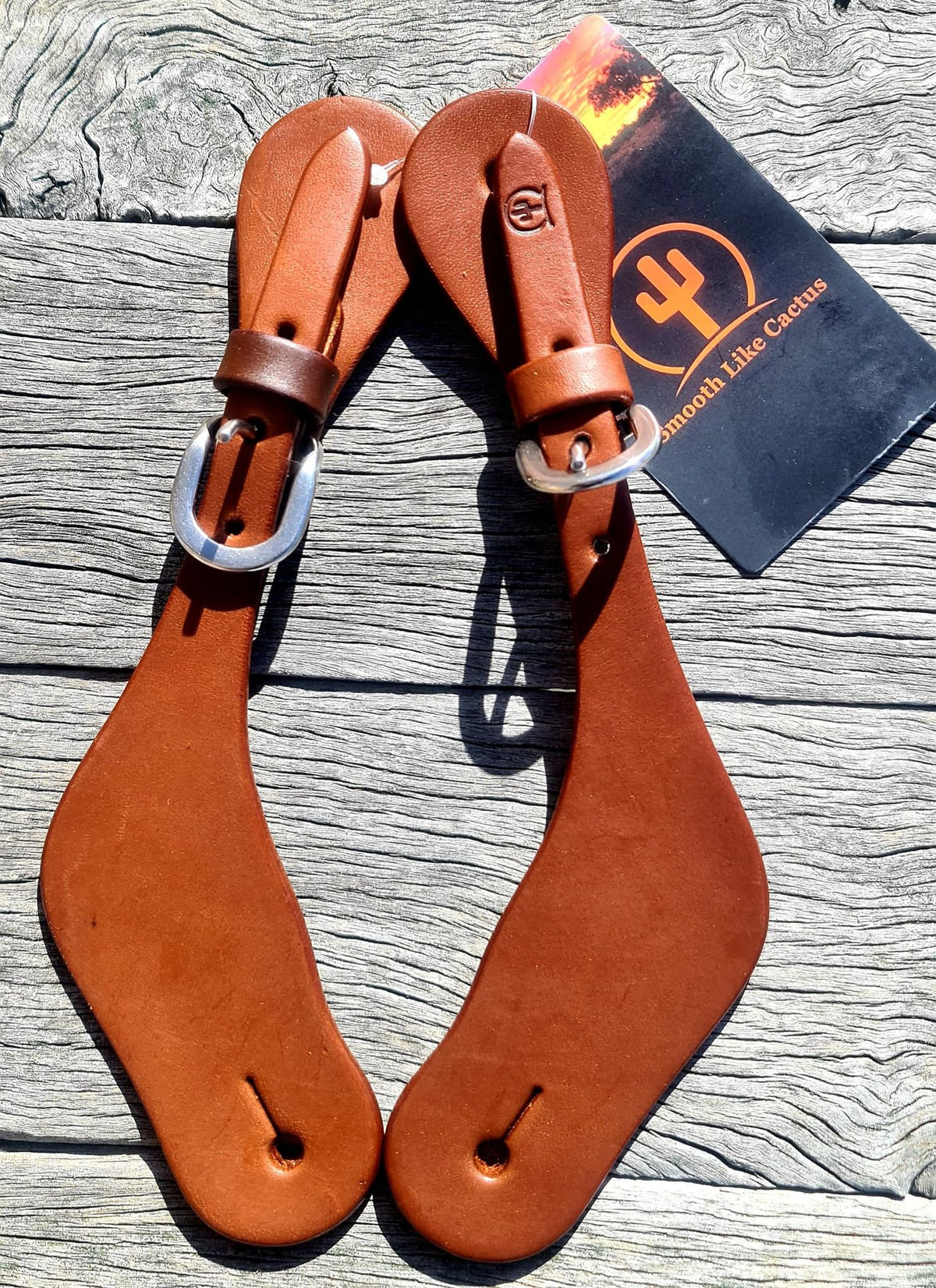 Ladies Herman Oak Shaped Spur Strap — Toprail Equine