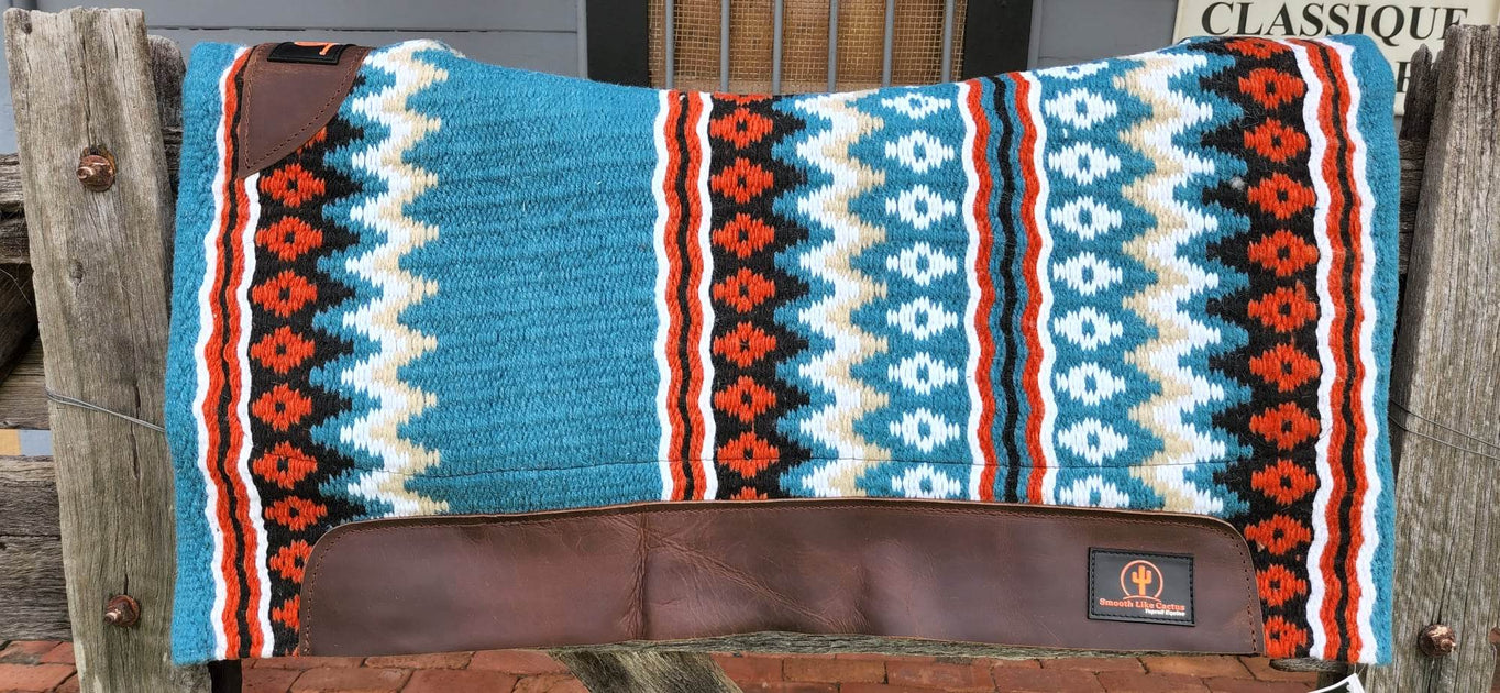 Western Show Contoured Pads with Fleece Underlay 36" x 34" — Toprail Equine