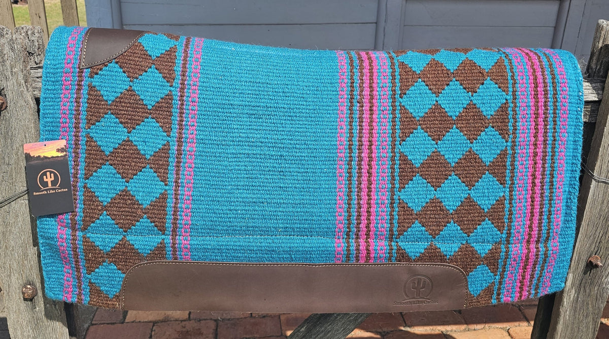 Western Show Contoured Pads with Fleece Underlay — Toprail Equine