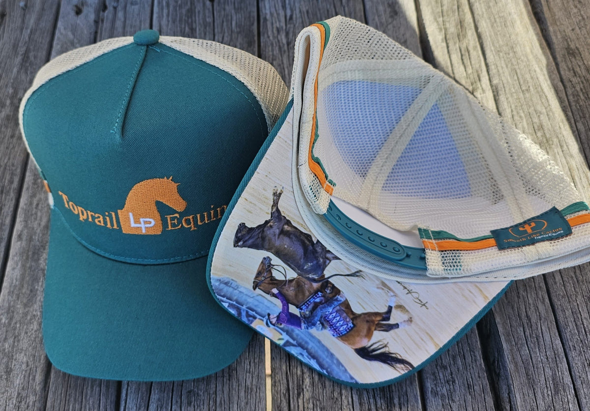 Trucker Cap - Turquoise — Toprail Equine