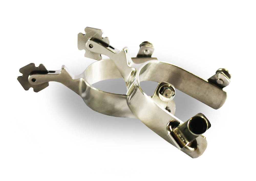 Diamantina Stainless Steel Spur — Toprail Equine